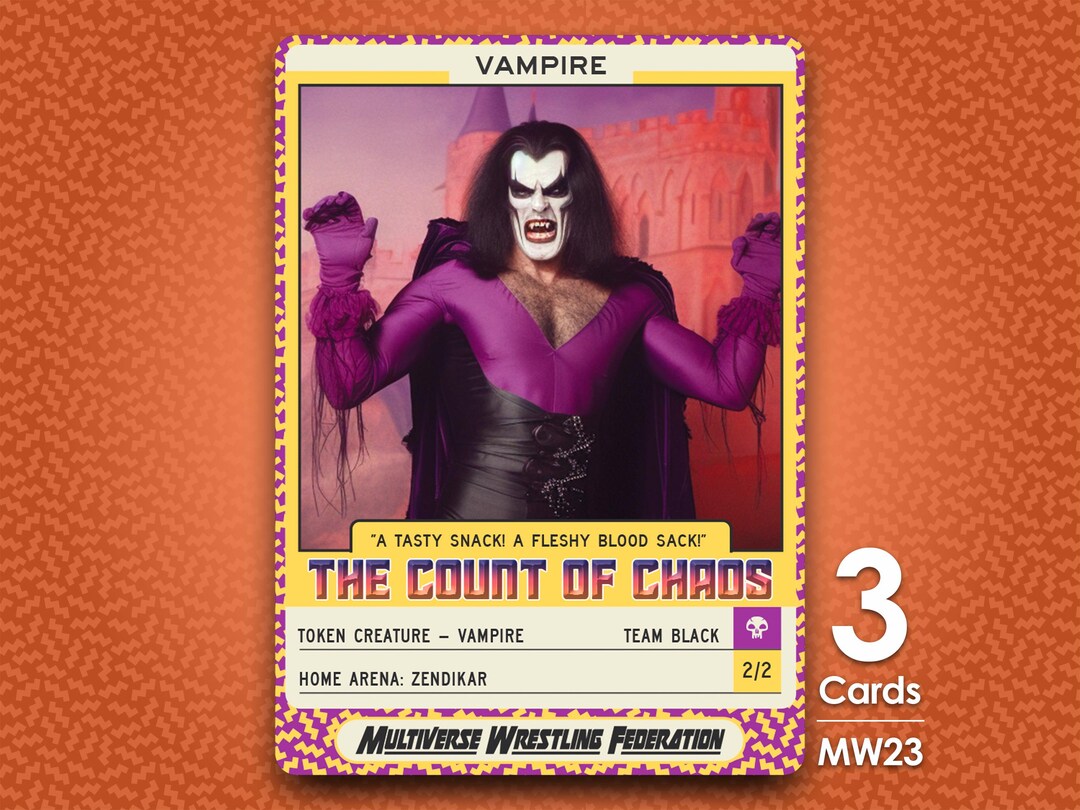 3x Vampire Token 2/2 for MTG - Multiverse Wrestling Federation - MW23 ...