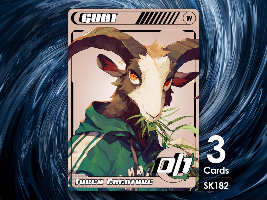 3x Goat Token for Mtg - Street Clans by Alfie SK182 - Etsy