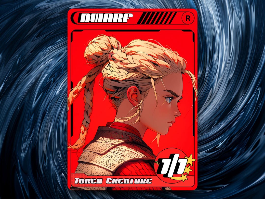 Dwarf for Magic Mtg Token Street Clans by Alfie - Etsy