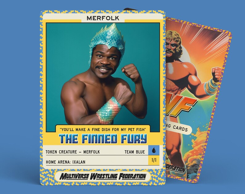 Merfolk Token 1/1 X3 for Magic Multiverse Wrestling - Etsy