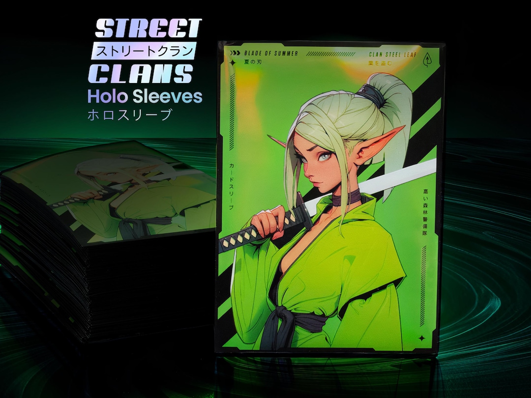 Elf Clan Holofoil Sleeves - Compatible With MTG - Set of 105 - Street ...
