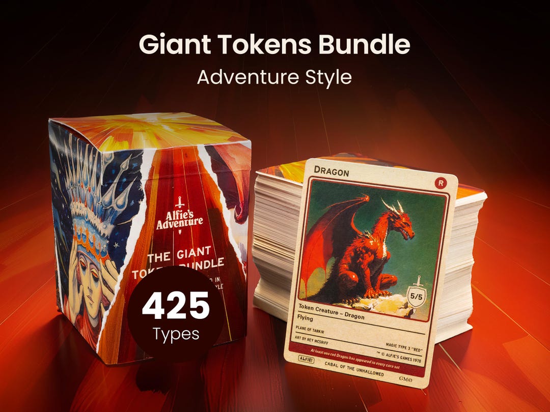 Giant Adventures EDH Token Bundle 425 Token Types - Alfie's Adventure ...