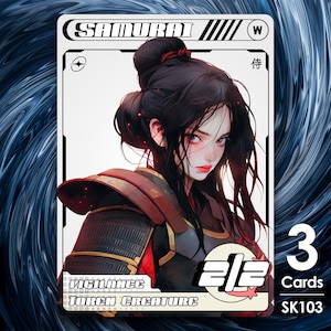 3x Samurai Vigilance Token for MTG - Street Clans by Alfie SK103 - Etsy