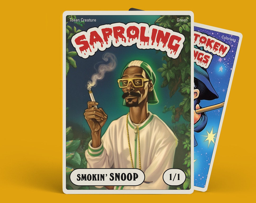 Saproling Token 1/1 X3 for Magic Garbage Token Younglings GK6 - Etsy
