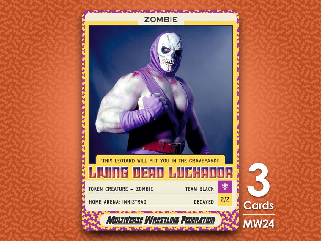 3x Zombie Decayed Token 2/2 for MTG - Multiverse Wrestling Federation ...