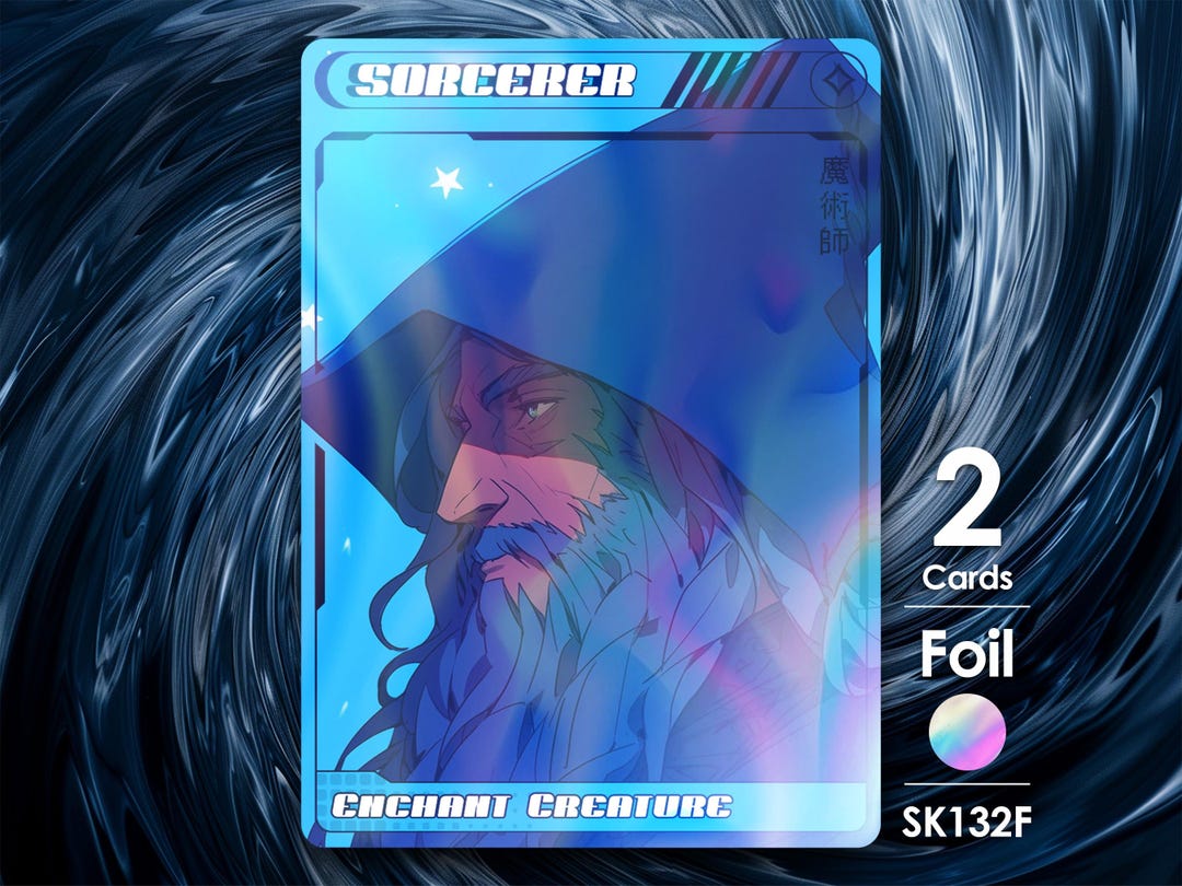 2x Sorcerer Role Foil Tokens for MTG - Street Clans by Alfie SK132F - Etsy