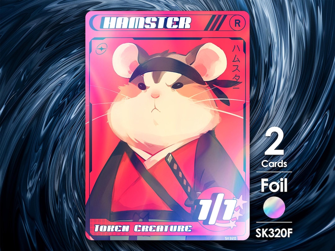 2x Hamster Foil Tokens for Mtg - Street Clans by Alfie SK320F - Etsy