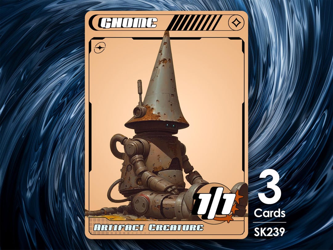 3x Gnome Token for Mtg - Street Clans by Alfie SK239 - Etsy