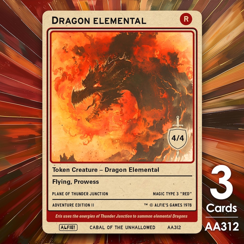 Elemental Dragon - Etsy