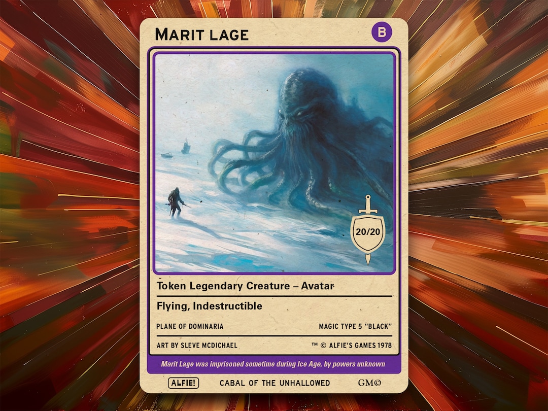 Marit Lage MTG Token Alfie's Adventure AA99 - Etsy