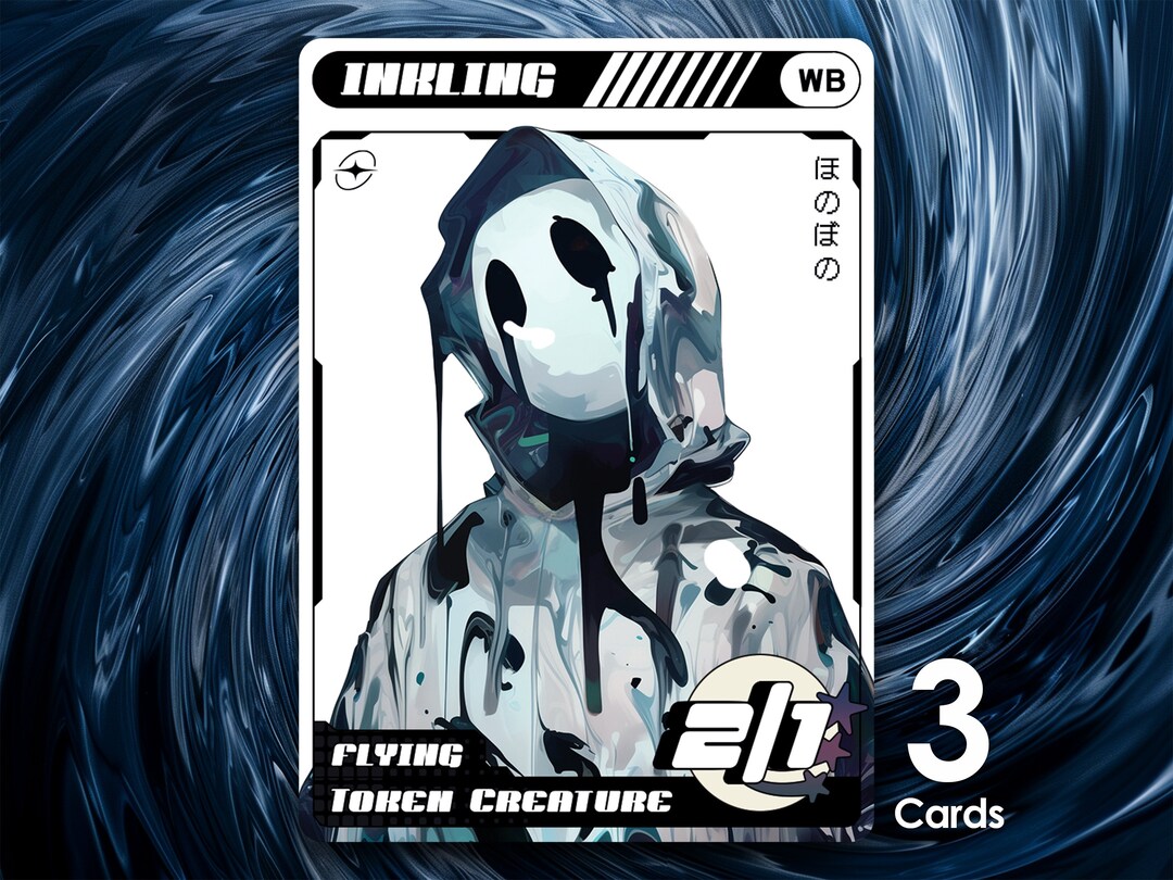 Inkling Token X3 for Magic Mtg Street Clans SK173 - Etsy