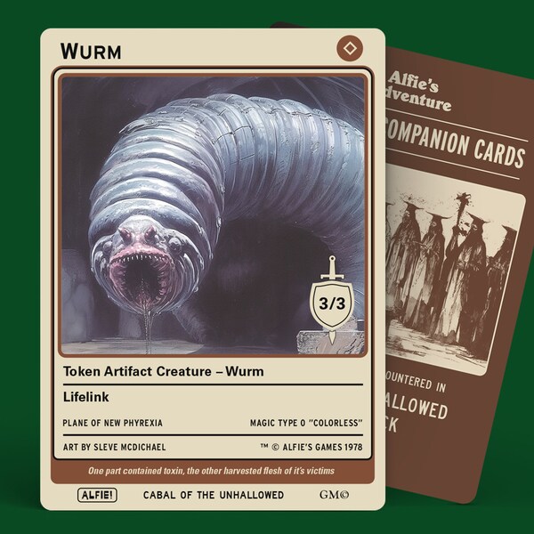 Wurmcoil Token - Etsy