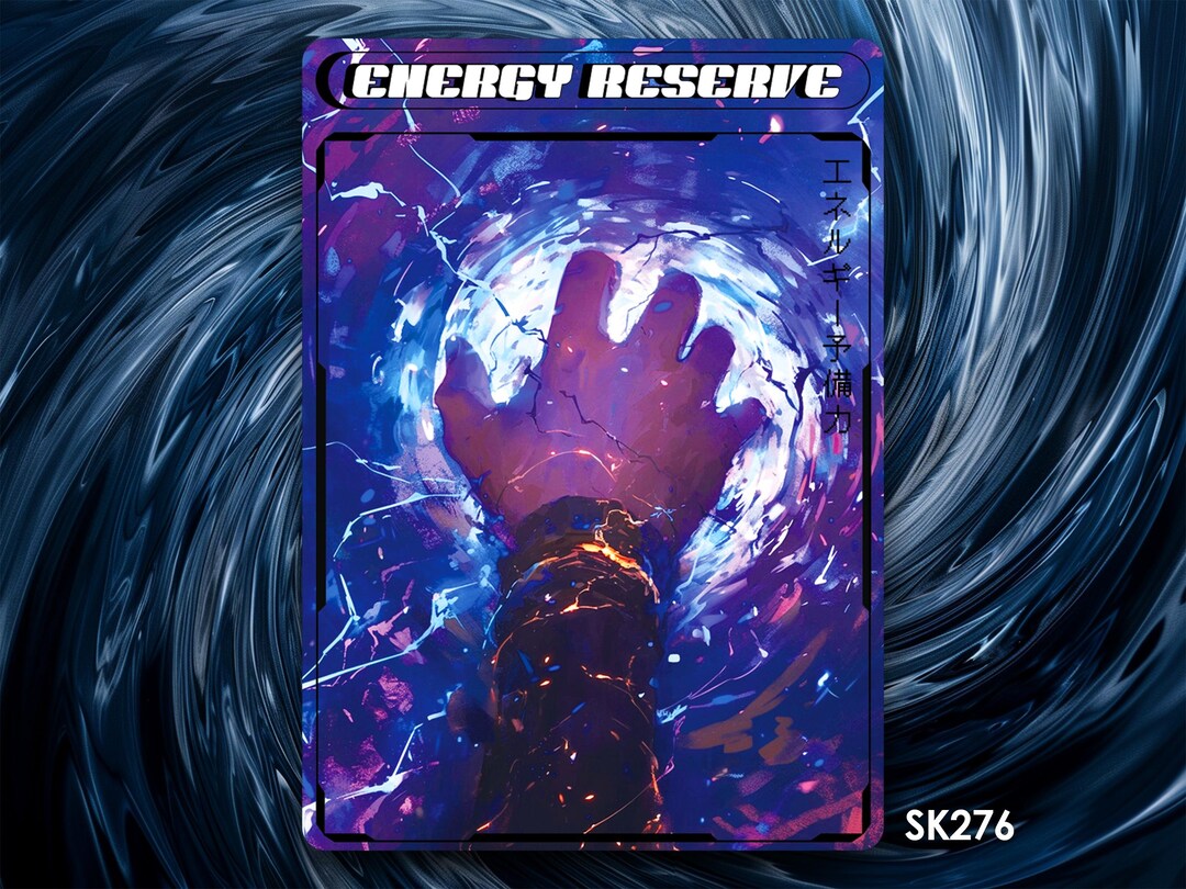 Energy Reserve Token for Mtg - Street Clans by Alfie SK276 - Etsy