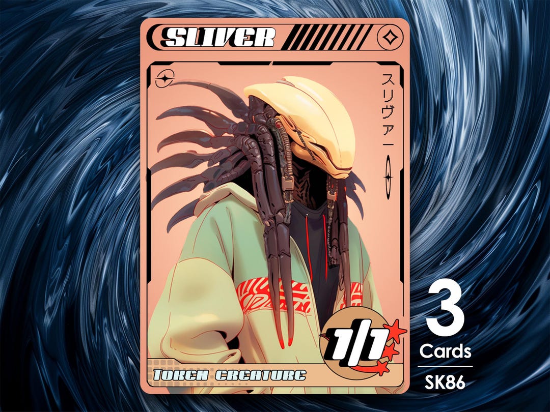 Sliver Token X3 for MTG - Street Clans by Alfie SK86 - Etsy