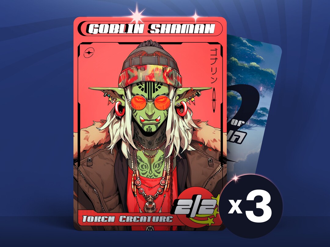 Goblin Shaman Token 2/2 X3 for Magic Street Clans of Kamigawa SK69 - Etsy
