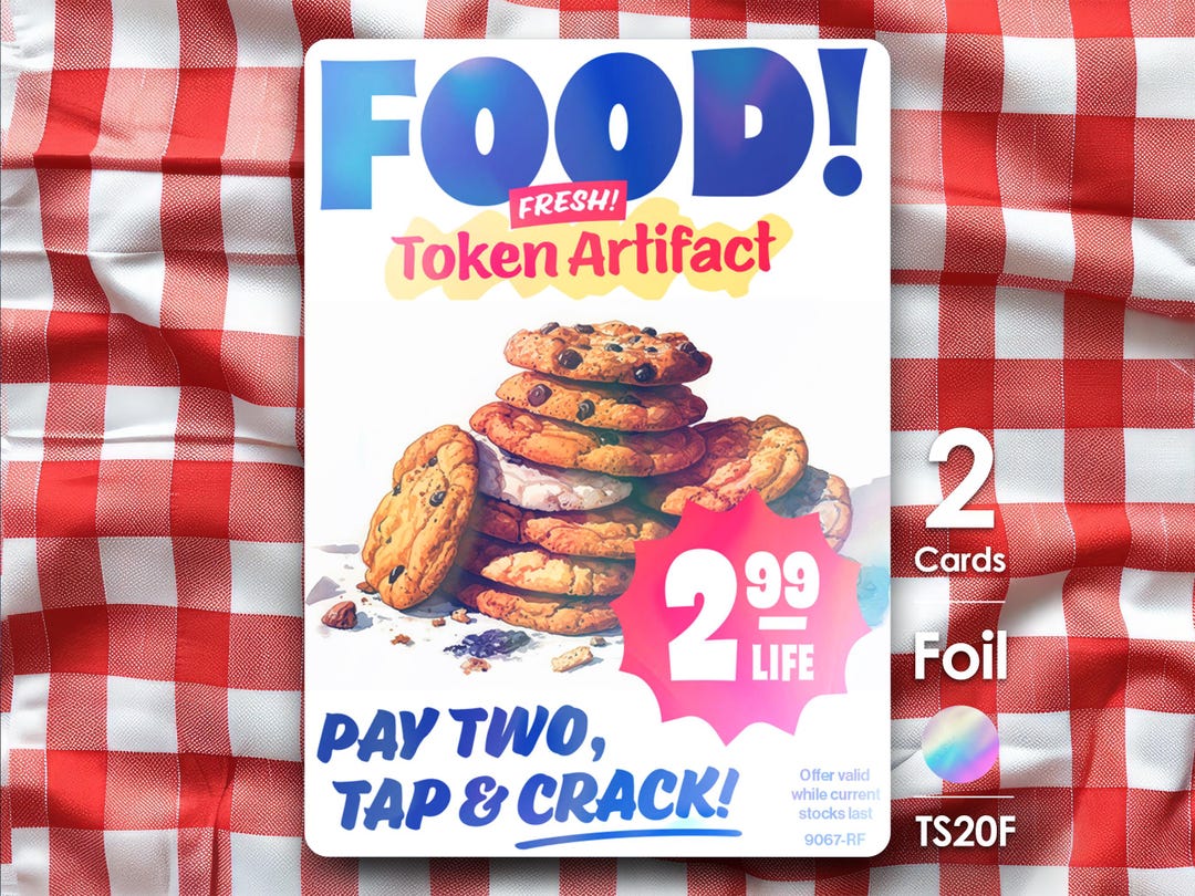 2x Food Foil Tokens for MTG - Thraben Supermarket by Alfie TS20F - Etsy