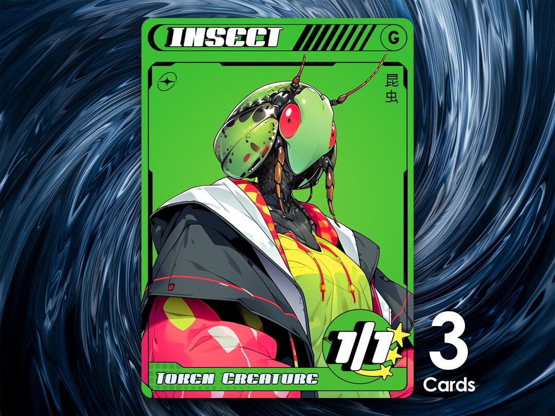 Insect Green X3 for Magic Street Clans of Kamigawa SK110 - Etsy