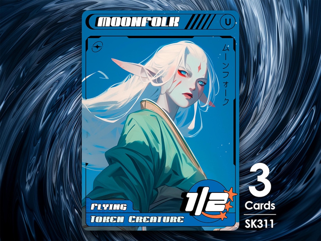 3x Moonfolk for MTG - Street Clans by Alfie SK311 - Etsy