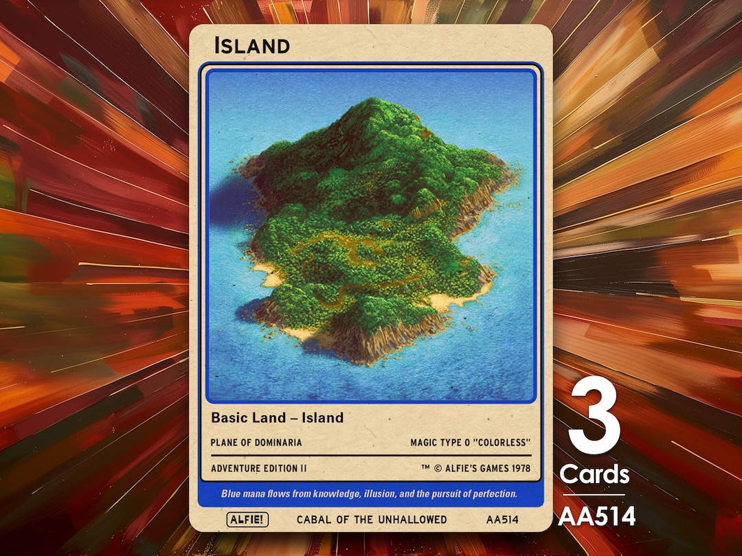 3x Basic Island - Alfie's Adventure by Alfie AA514 - Etsy
