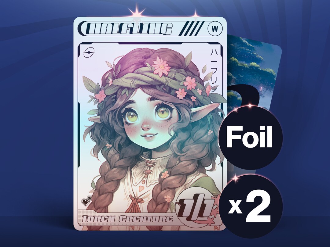 Halfling Foil Token 1/1 X2 for Magic Street Clans of - Etsy