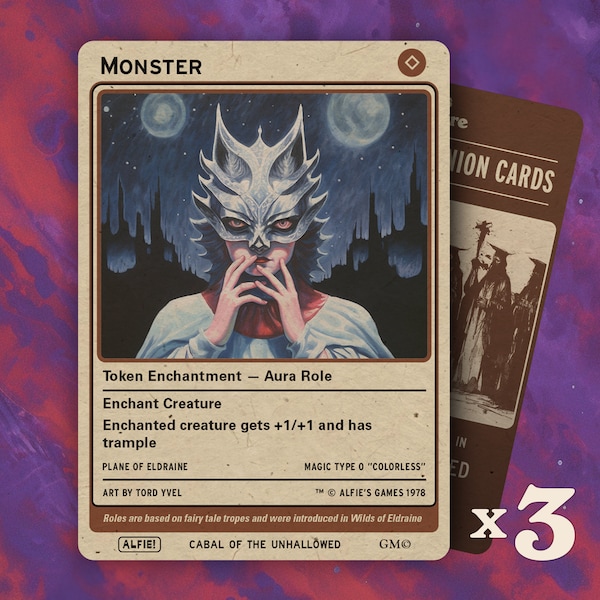 Monster Tokens - Etsy