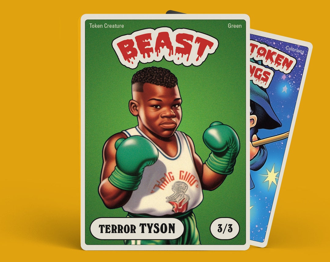 Beast Token 3/3 for Magic Garbage Token Younglings GK3 - Etsy