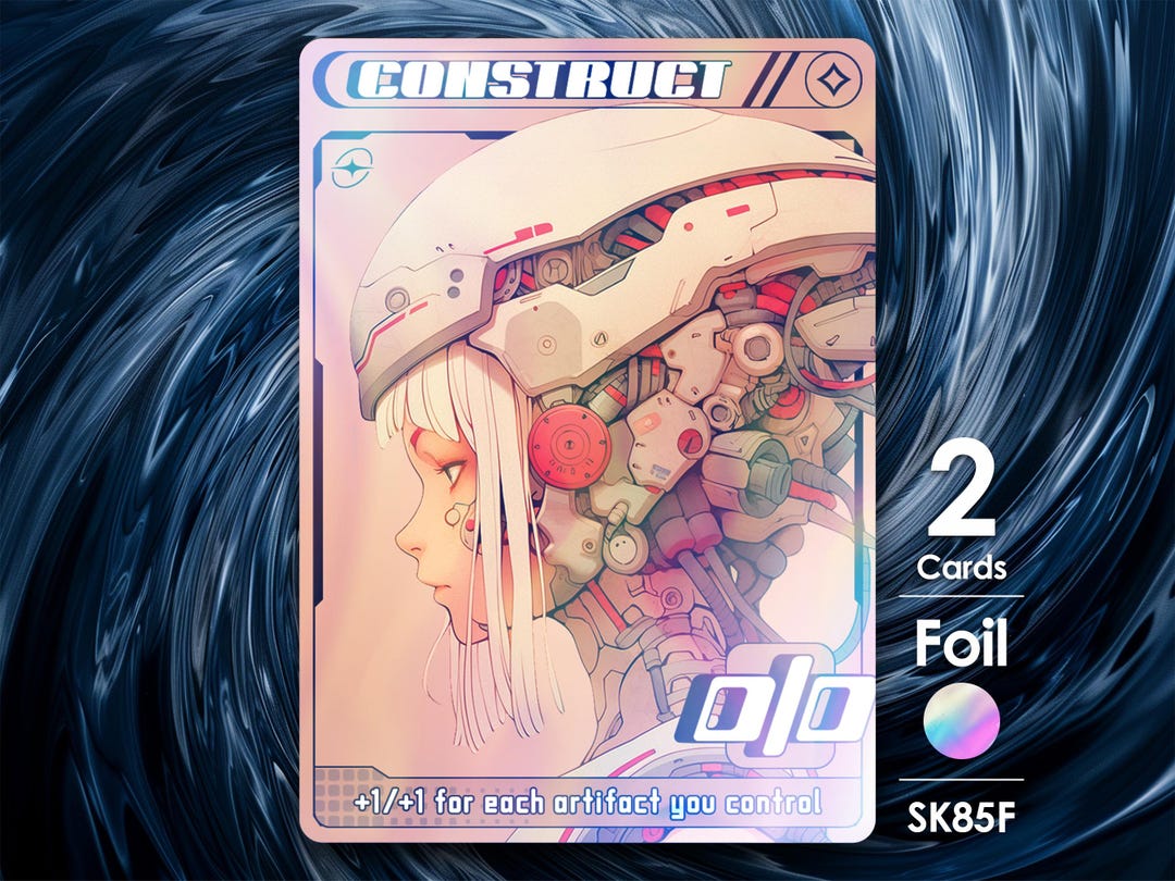 2x Construct Foil Tokens for MTG - Street Clans by Alfie SK85F - Etsy