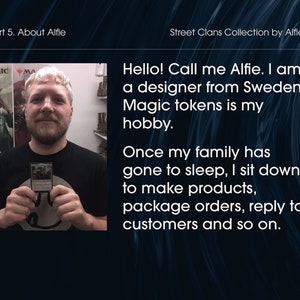 Fractal Token X3 for Mtg Street Clans by Alfie SK157 - Etsy