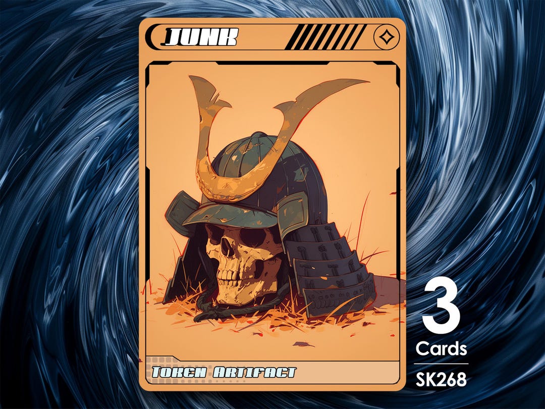 Junk Token X3 for MTG - Street Clans by Alfie SK268 - Etsy