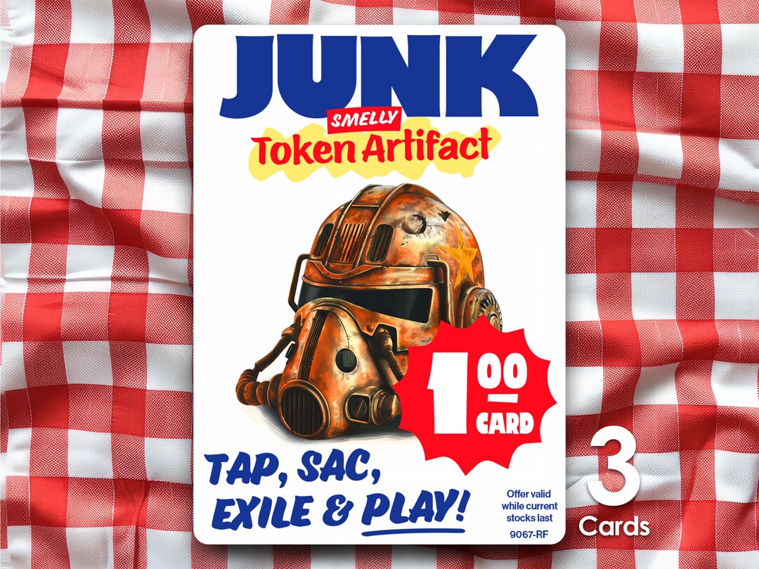 Junk Token X3 for Magic Mtg Thraben Supermarket TS43 - Etsy