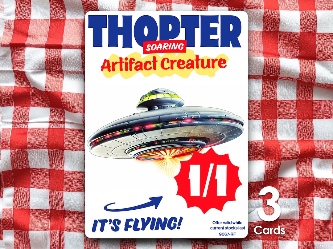 3x Thopter Token for Magic - Thraben Supermarket - TS22 - Etsy