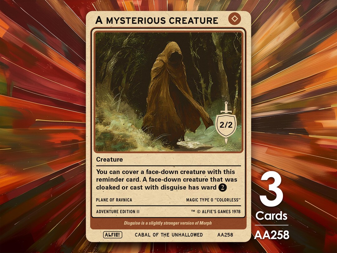 A Mysterious Creature MTG Tokens X3 - Alfie's Adventure by Alfie ...