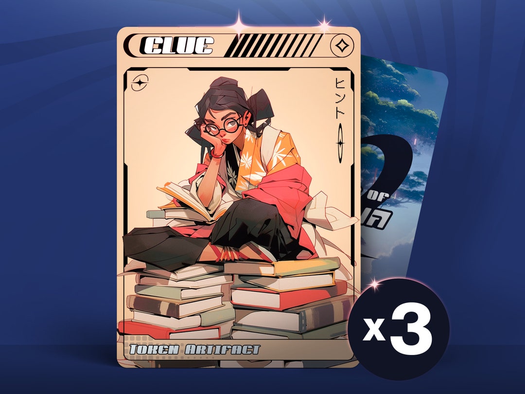 Clue Token X3 for Magic Street Clans of Kamigawa SK34 - Etsy