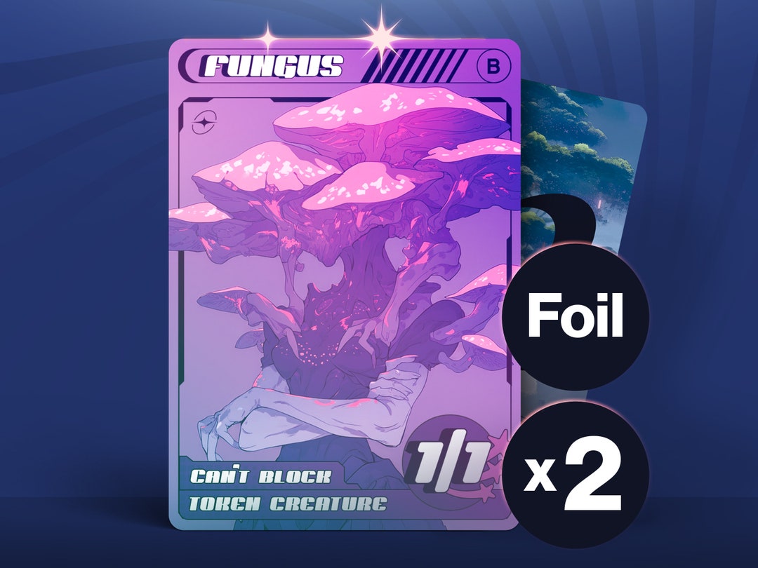 Fungus Foil Token X3 for Magic Street Clans of Kamigawa SK142F - Etsy