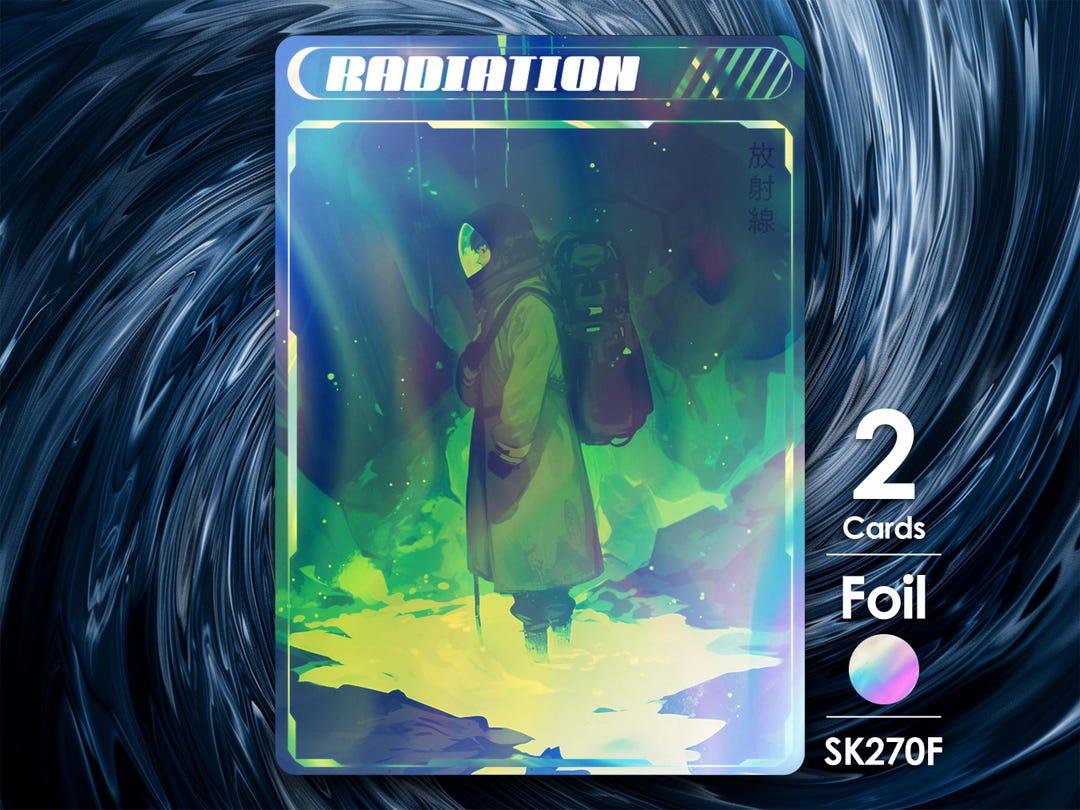 2x Radiation Counter Foil Tokens for MTG - Street Clans SK270F - Etsy