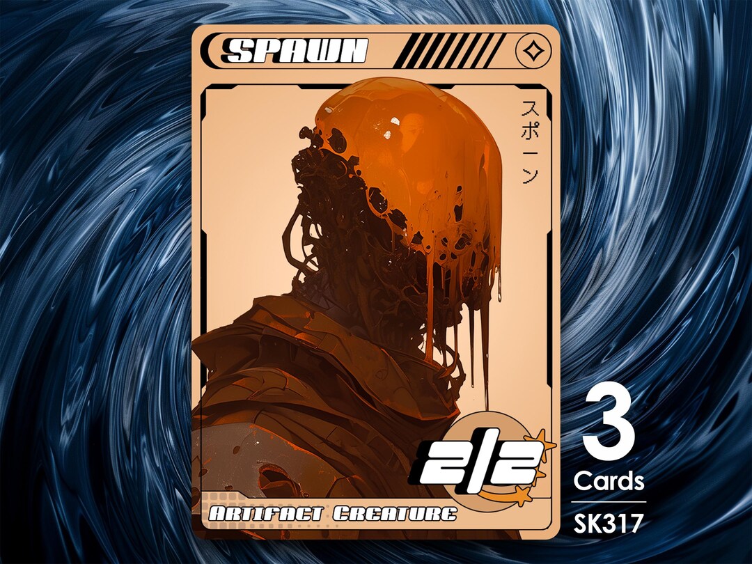 Spawn 2/2 Tokens X3 for MTG Street Clans by Alfie SK317 - Etsy