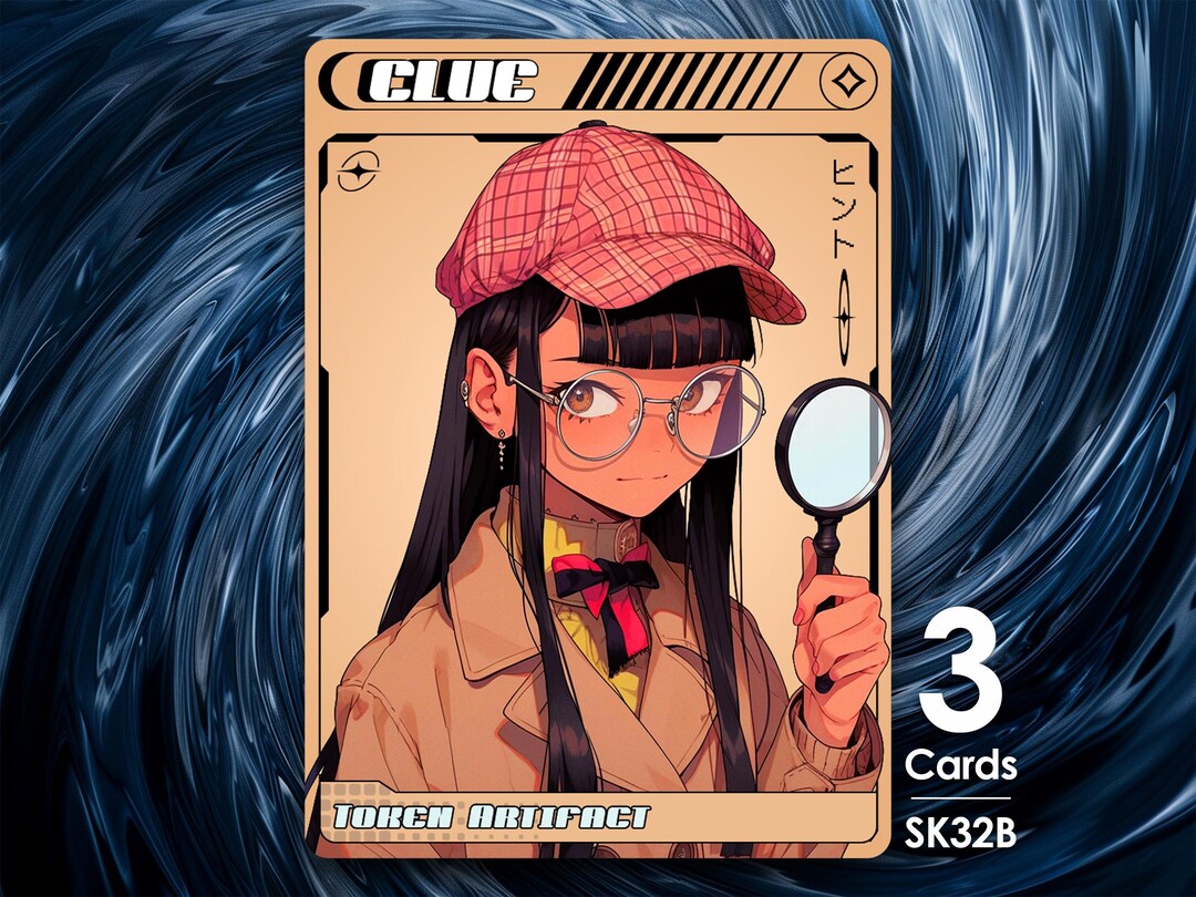 3x Clue Token for MTG - Street Clans by Alfie - SK32 - Etsy