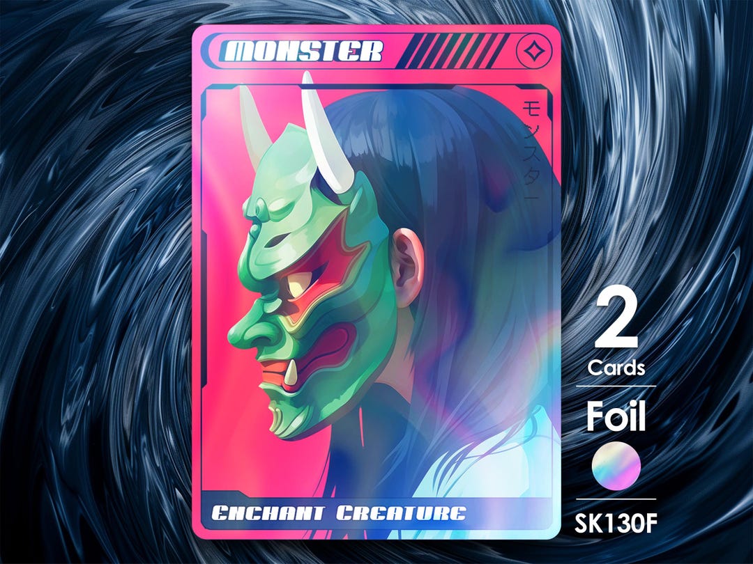 Monster Role Foil Tokens X2 for MTG - Street Clans by Alfie SK130F - Etsy