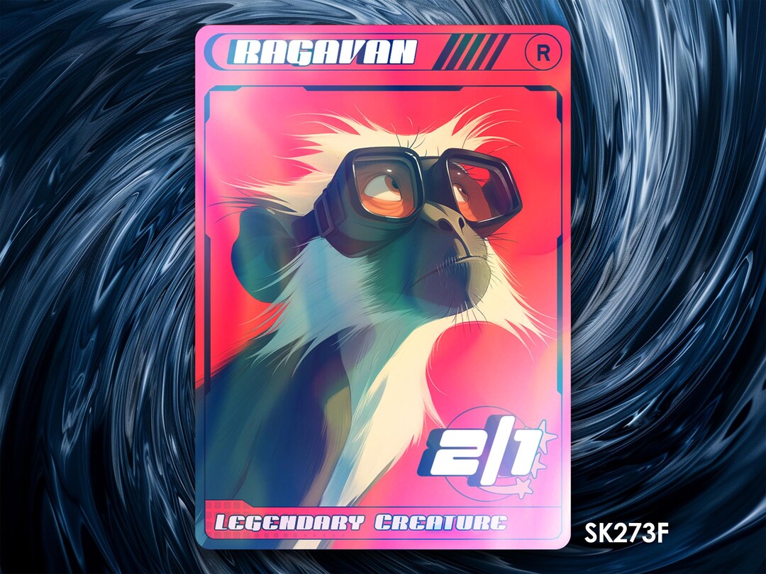 Ragavan Foil Token for Mtg - Street Clans by Alfie SK273F - Etsy