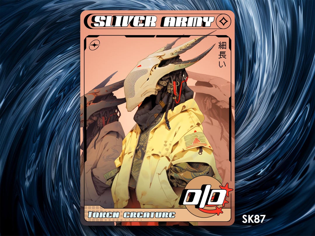 Sliver Army Token for MTG - Street Clans by Alfie SK87 - Etsy