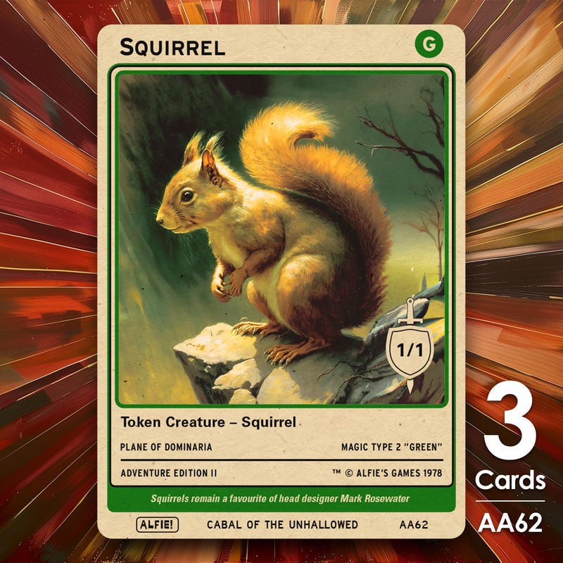 Squirrel Token - Etsy