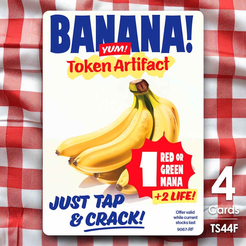 Mtg Banana Token - Etsy