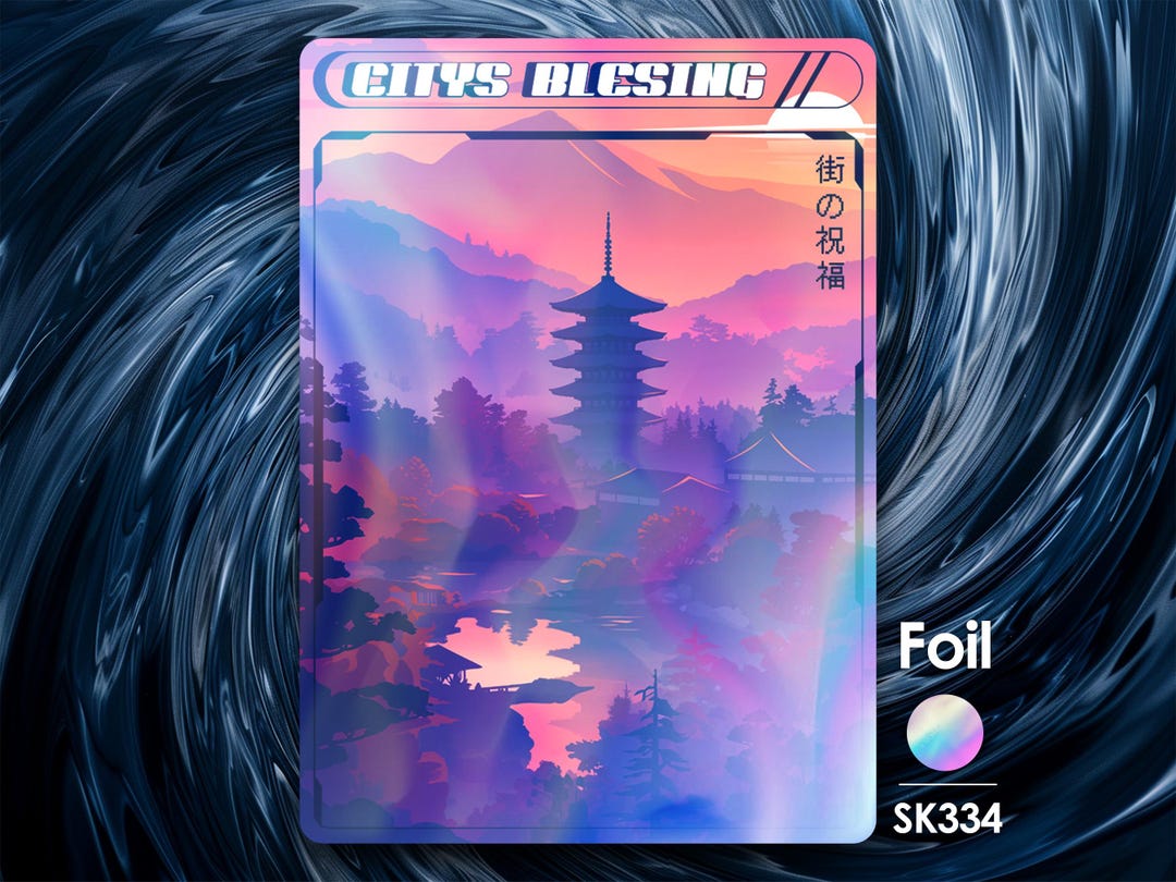 City's Blessing Foil Token for Mtg - Street Clans by Alfie - SK138F - Etsy