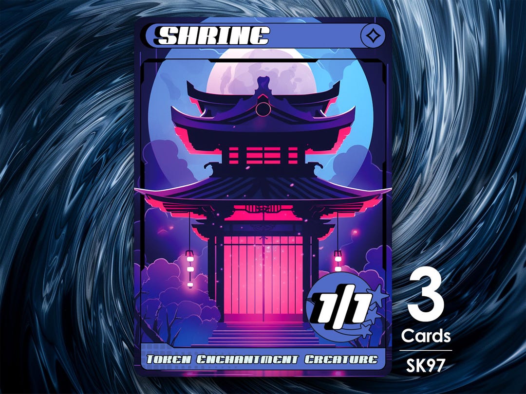 3x Shrine Tokens for MTG - Street Clans by Alfie SK97 - Etsy