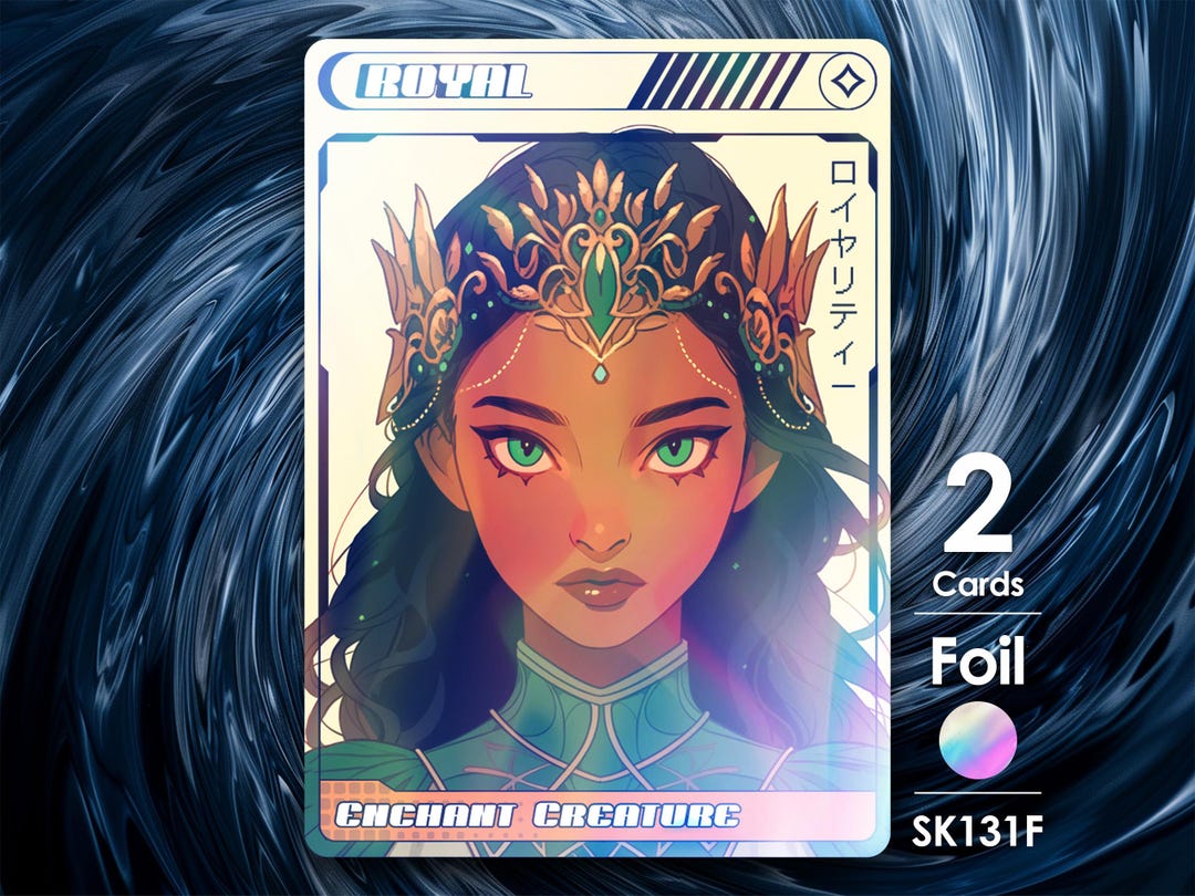 Royal Role Foil Tokens X2 for MTG Street Clans by Alfie SK131F - Etsy