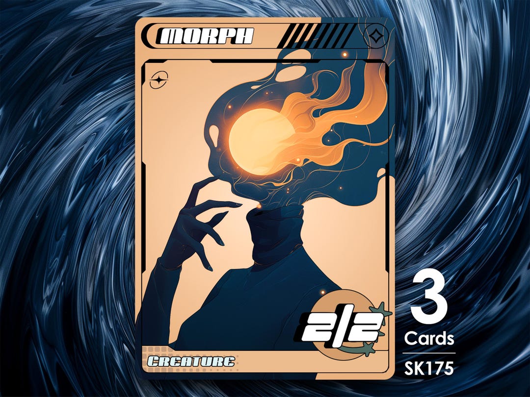 Morph Token X3 for Mtg Street Clans by Alfie SK175 - Etsy