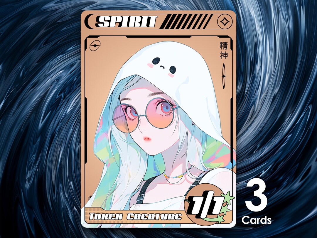 Spirit Colorless Token X3 for Magic Street Clans by Alfie SK93 - Etsy