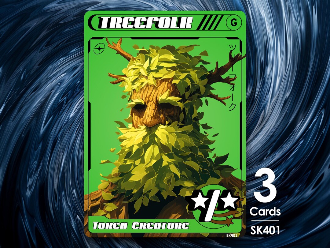 3x Treefolk for MTG - Street Clans by Alfie SK401 - Etsy