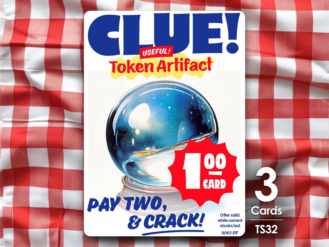 3x Clue Token for MTG - Thraben Supermarket by Alfie - TS32 - Etsy