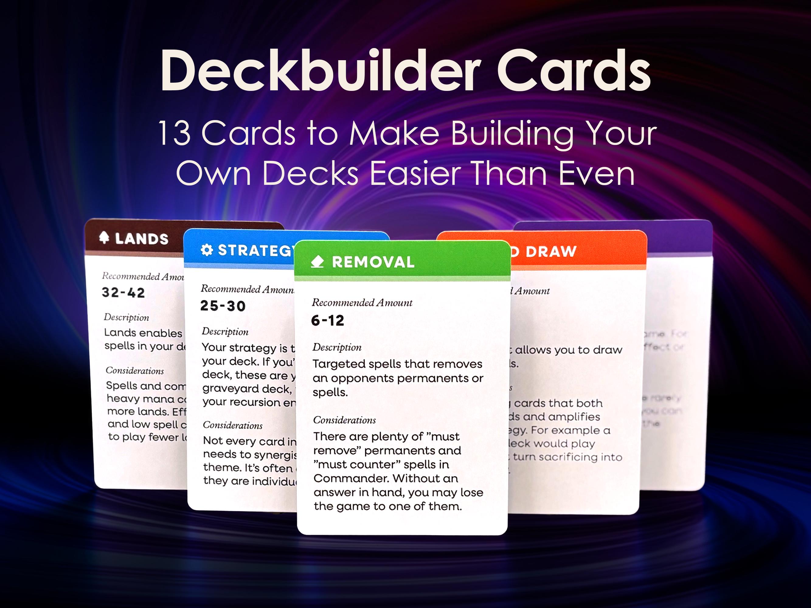 Deckbuilding Cards for MTG - Perfect Gift! - Etsy